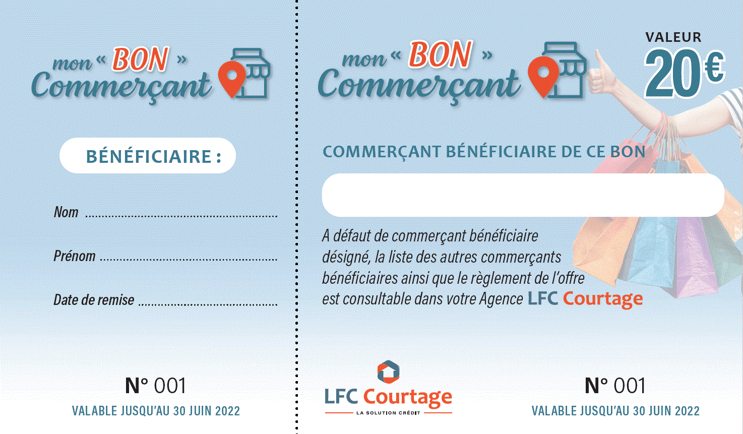 OPERATION "MON BON COMMERCANT" - LFC Courtage
